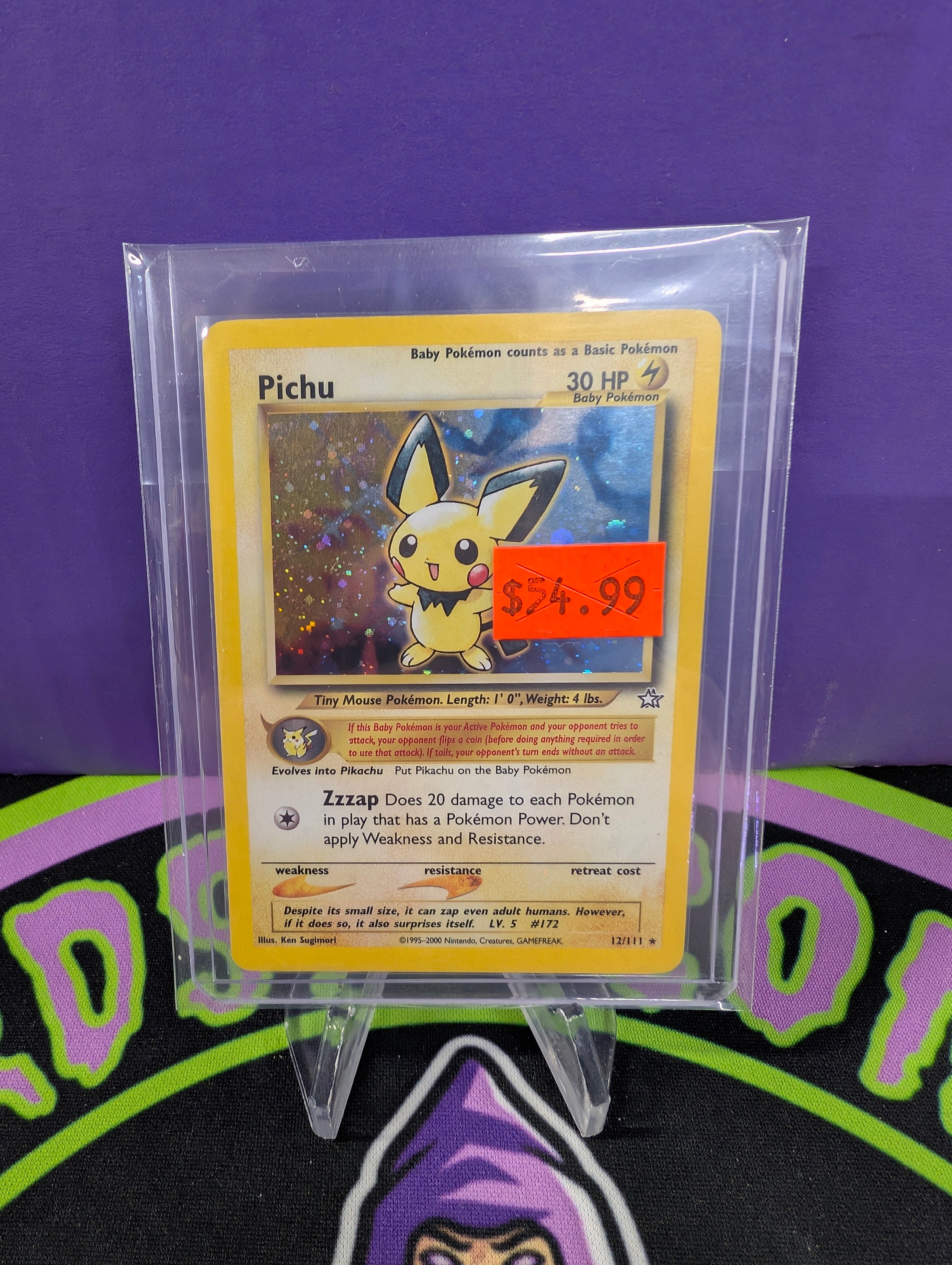 Pichu Neo Genesis Holo 12/111 LP – CardWizards